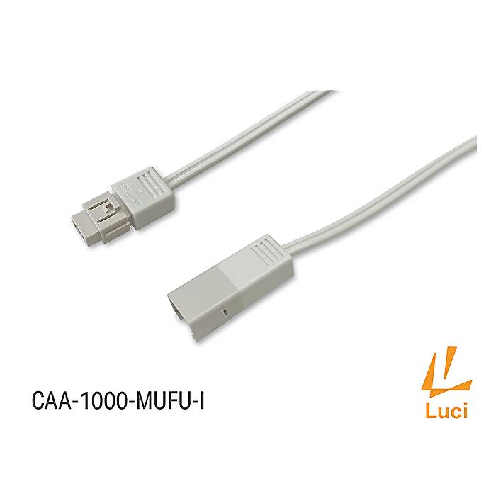 CAA-1000-MUFU-I PSEコネクタ付送り配線コード 1000mm 送り配線ケーブル 灯具間延長用(送り配線用) LFRH フレックスアーチ LSXAC シルクス100V LFPCF パワーフレックス 100V CF