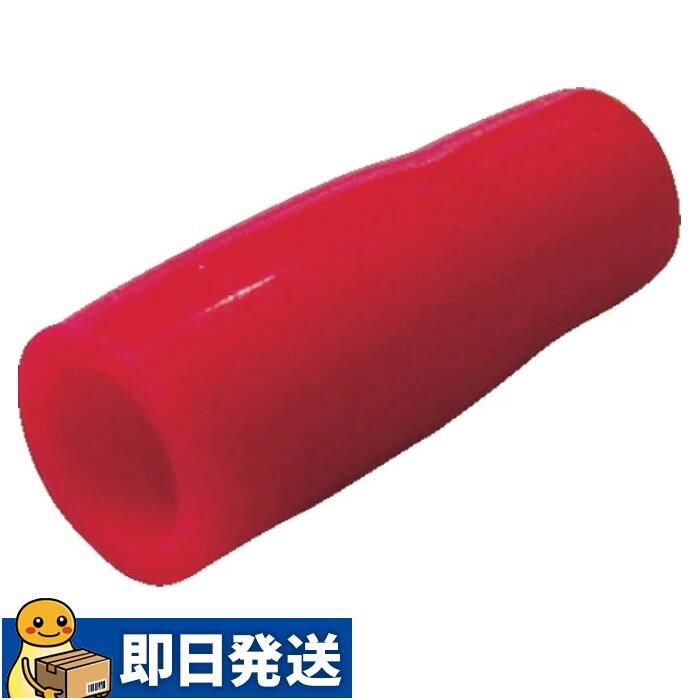 TIC1.25-RED　(100P) ●一般用 JSIA規格品(日本配電盤工業会規格) ●適用端子:1.25mm2用 ●定格電圧(V):600 ●最高使用温度(℃):60 ●材質:ポリ塩化ビニル ●色:赤 TIC 1.25 アカ 赤　レッド　