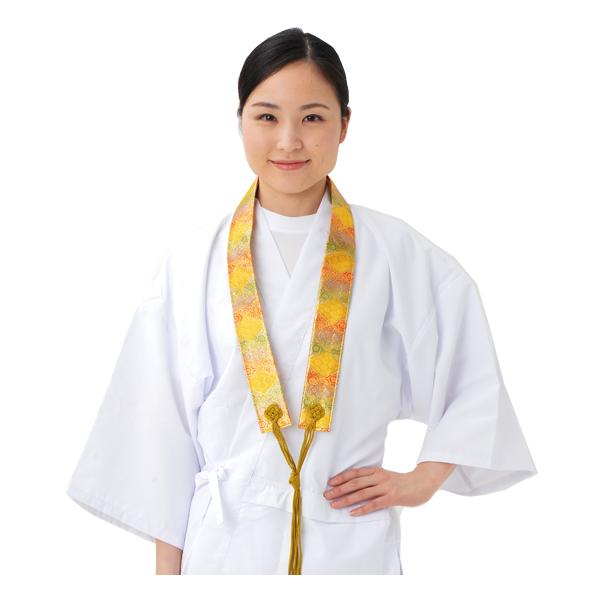 高級金襴の輪袈裟です。 四国八十八ヶ所・四国別格二十霊場お遍路以外にも、西国三十三ヶ所・坂東札所・秩父札所等の観音霊場巡礼と幅広くご利用いただけます。 亀甲柄は長寿をあらわす柄として広く知られております。 輪袈裟とは略式の法衣で、巡拝しやす...