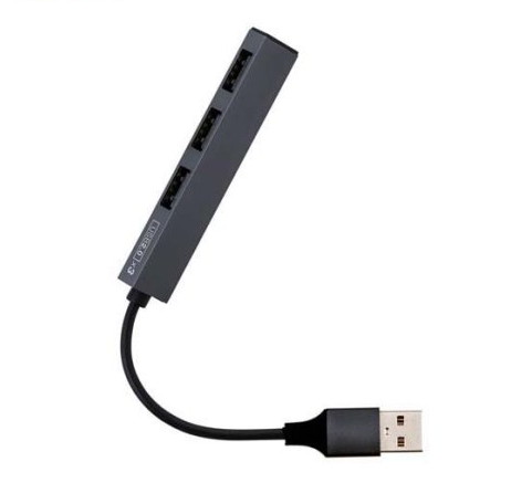 家電＞情報家電＞パソコンサプライ＞USBハブ(USB2.0対応)＞Digio2 USB 極薄 3ポートハブ STIX グレー UH-2543GY (1個)【Digio2 USB 極薄 3ポートハブ STIX グレー UH-2543GYの商品...