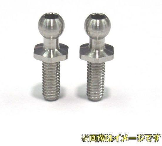 SPM（スーパー プレシジョン マシンカット）チタンシリーズ の ロッドエンドボール（Lサイズ）です。 軽量／高剛性なチタン素材を使用し、高精度な切削加工にて YD-2シリーズ等に採用されている Φ4.3mm仕様のロッドエンドボール（Lサイ...