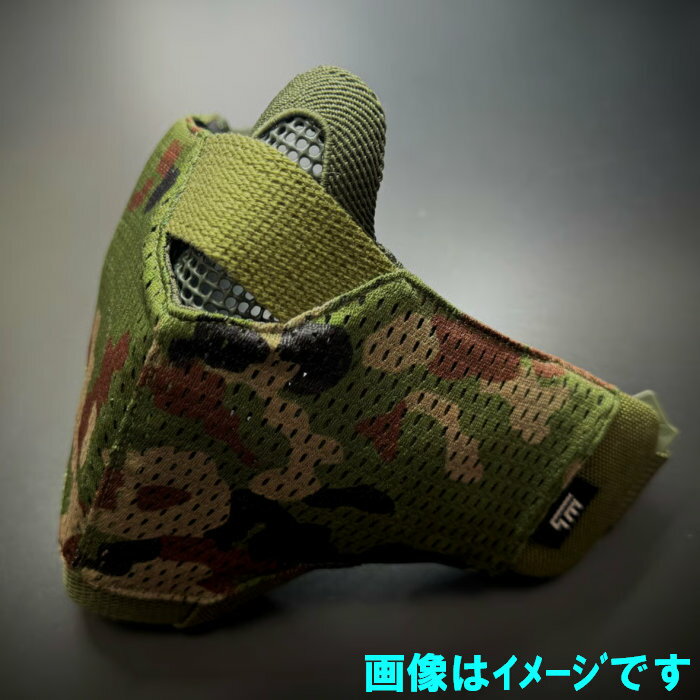 ※この商品は、サバイバルゲームなどで使用される メッシュタイプフェイスガード対応のファッション保護用カバーです。 通気性の良いメッシュ素材を仕様し快適にお使いいただけるようになりました。 【製品本体】　素材：ポリエステル 100％ 【製造国...