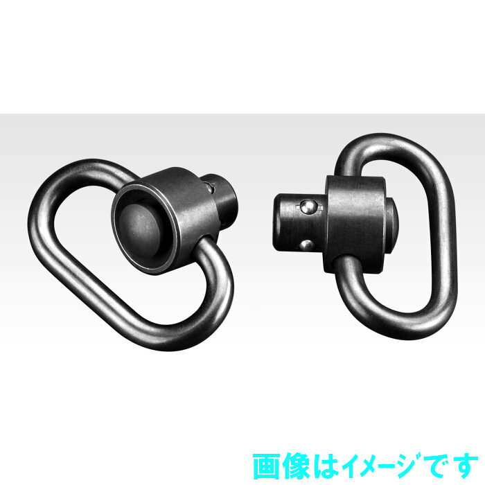 QDホール対応 QDホールを備えた製品に、スリングベルトを取り付けるためのスイベルを増設することができます。