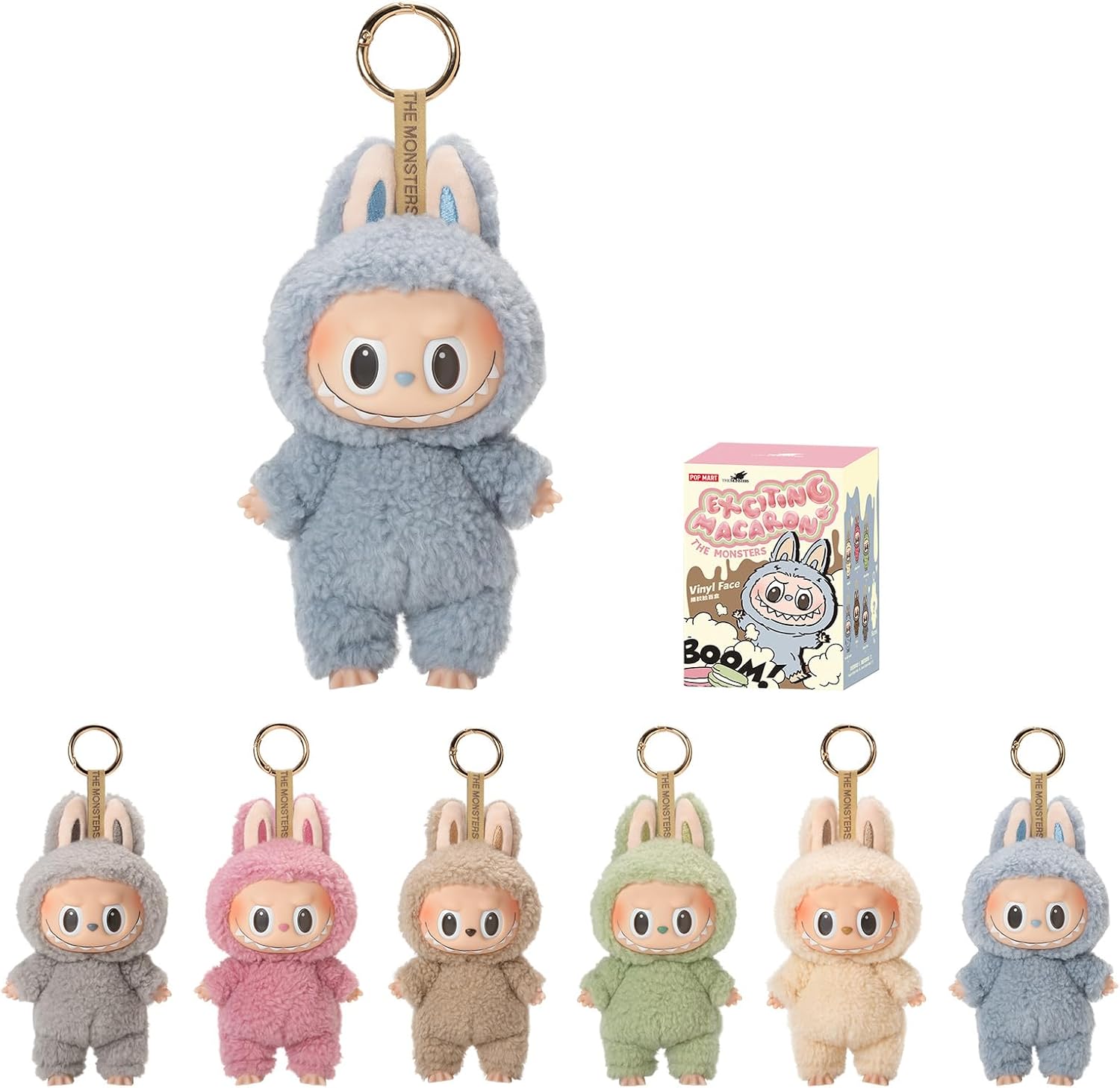 【モンスターのPOPマート】おいしいマカロンビニールフェイスブラインドボックス:ブラインドボックスには、特定のシリーズのランダムなフィギュアが入っています。 各ブラインドボックスにはフィギュアが1つしか入っていません。 私たちを含め、誰も中...