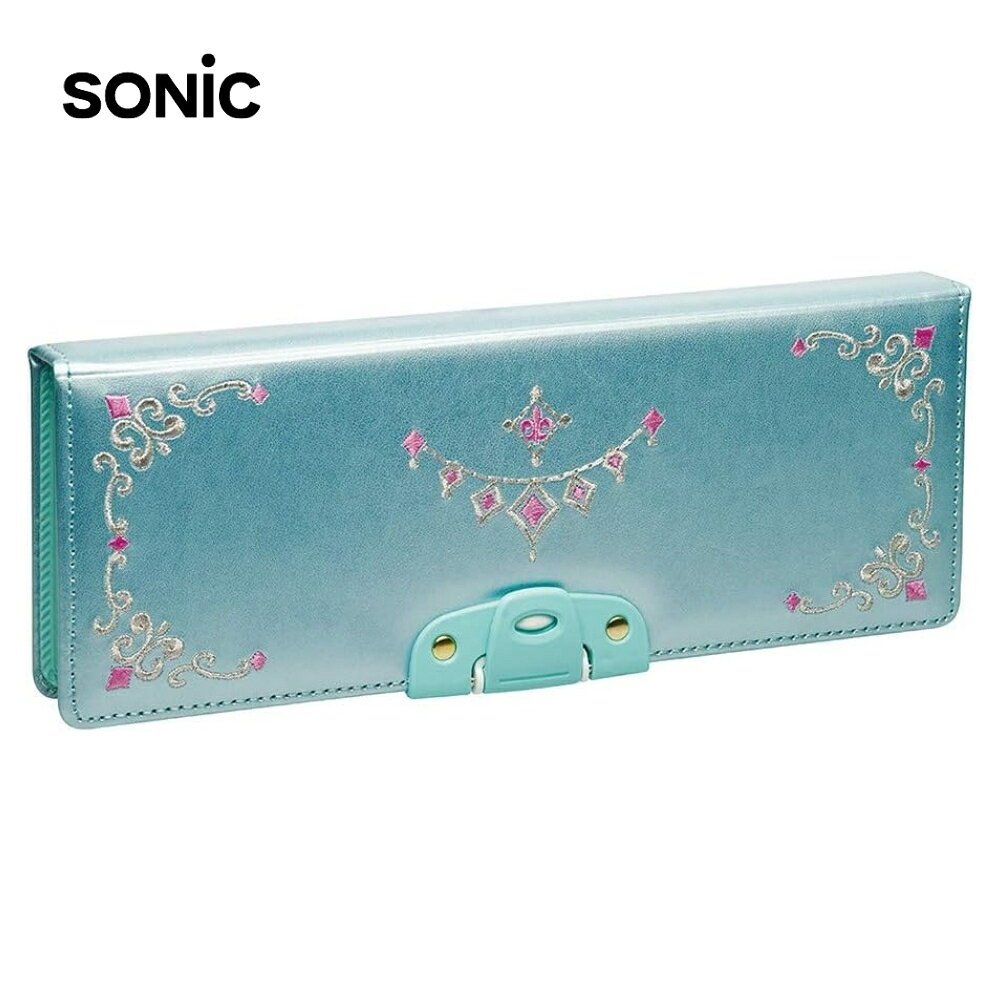 商品名: ソニック リアナティアラ アルロック筆入 ロイヤル ライトブルー SK-1052-LB 薄型 筆箱 ペンケース 小学生 女の子 文具 文房具 入学 新学期 -商品説明- リアナティアラ　アルロック筆入　ロイヤル アルロックで、不意...