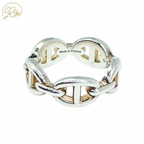 商品をご観覧頂き、誠に有難うございます。 当店で出品している商品は、 全て鑑定済みもしくは正規店購入の商品となりますので、 ご安心ください。 【管理番号】E93 【ブランド】エルメス（HERMES） 【商品名】シェーヌダンクルリング　#52...