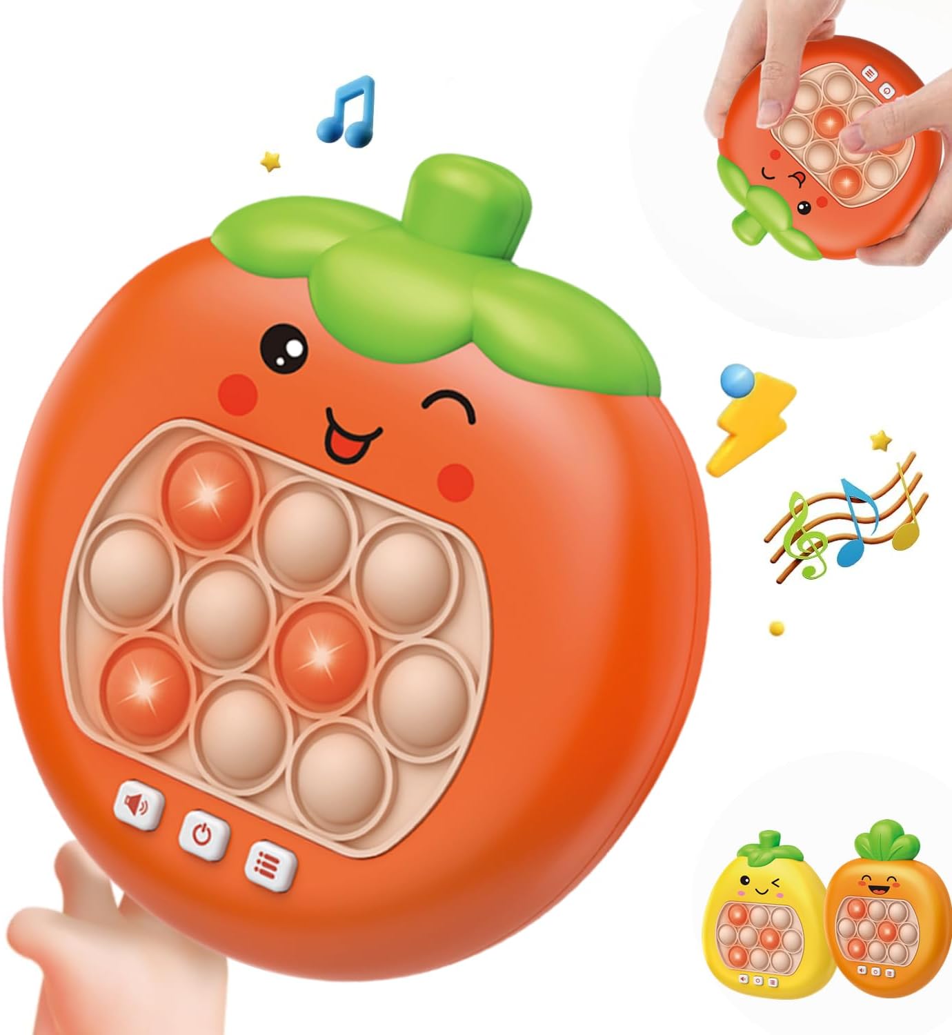 【革新的なもぐらたたきゲーム】クセになるバブルポップの定番を高速で楽しむ電動ゲームです。高品質なABS素材を使用し、快適なタッチ感、無毒でお手入れが簡単です。また、耐衝撃性と耐久性にも優れ、泡が割れにくい特長を持っています。人間工学に基づい...