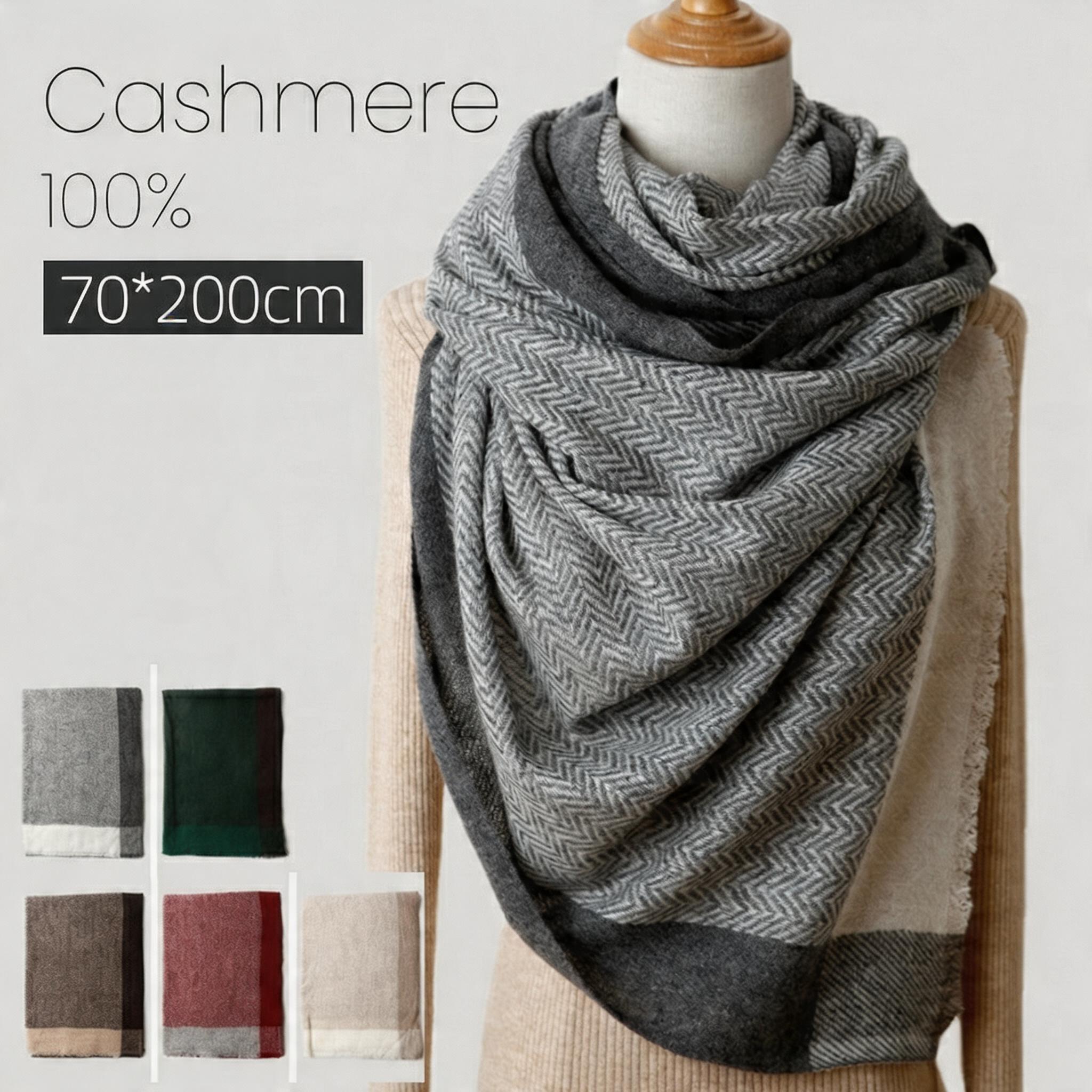 【素材】カシミア100%【重量】140g【セット内容】マフラー【サイズ】長さ:約200cm 幅:約70cm※平置きサイズです。※サイズはメーカー採寸になります。1-2cmの誤差はご容赦下さいませ。----------------------...