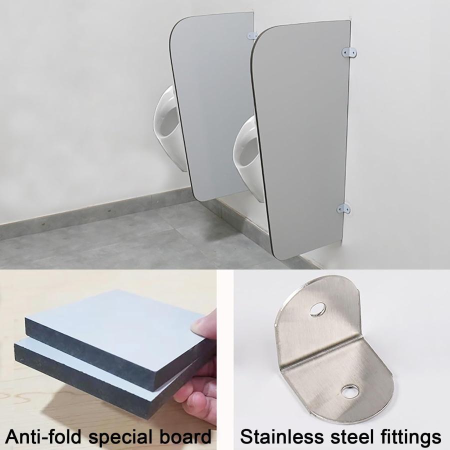 ： - プライバシー保護: 共有バスルームには、プライバシーと視覚的な混乱を確保するために高さ 90 cm の小便器パーティションが装備されており、ユーザーのプライバシーをさらに高めます。 小便器パーティションディバイダー小便器の上にパーテ...