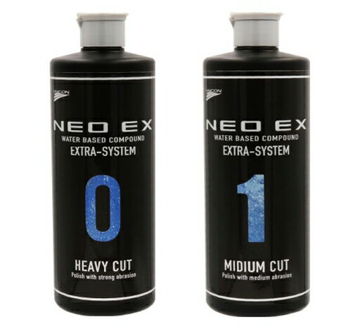 石原ケミカル FMC NEO EX0・1セット FMC NEO EX0・1 NEO EX0 ●一般塗膜：P1500相当 ●特殊塗膜：P2000相当 ●ポリッシャー推奨回転数：800～1200rpm ●推奨バフ：FMC NEO-BUFF CO...