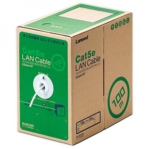 型番:LD-CT2/WH100/RSJANコード:4953103460348■100BASE-TXや1000BASE-Tの環境で転送ロスが少なく安定したデータ転送が可能な、Cat5e対応LANケーブルの自作用長尺タイプです。 ■ケーブルがも...