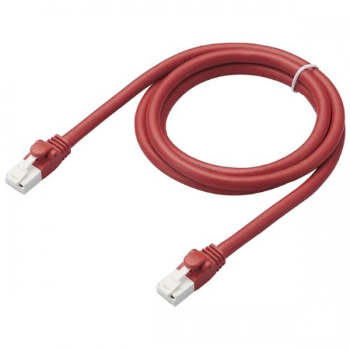 型番:LD-GPAT/RD1/RSJANコード:4549550176651■Cat6A対応LANケーブルのスタンダードタイプです。 ■ツメ折れ防止プロテクターと屈曲に対する耐久性が高い素材のコネクターを採用したダブル構造で、ツメが折れにくい...
