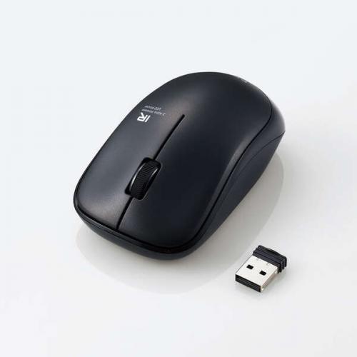 型番:M-IR07DRSKBKJANコード:4549550204071■左右ボタンとホイールボタンに静音スイッチを採用し、クリックのカチカチ音が気にならないワイヤレスマウス。 ■インターフェース:USB ■コネクター形状:USB(A)オス ...