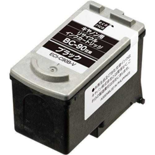 型番:ECI-C90B-VJANコード:4571163364989■対応カートリッジ:キヤノン BC-90 ブラック/顔料 ■対応機種:PIXUS MP470、MP460、MP450、MP170、iP2600、iP2500、iP2200、i...