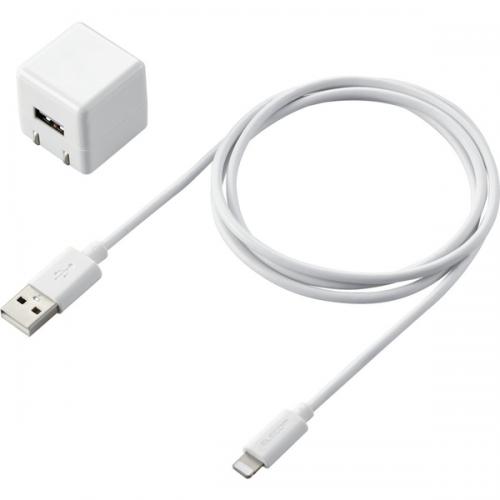 型番:MPA-ACL04WHJANコード:4549550187411■家庭用コンセントからLightningコネクタ搭載のiPhoneやiPodを充電できるLightningケーブルを付属したAC充電器です。 ■携帯に便利なコンパクト設計の...