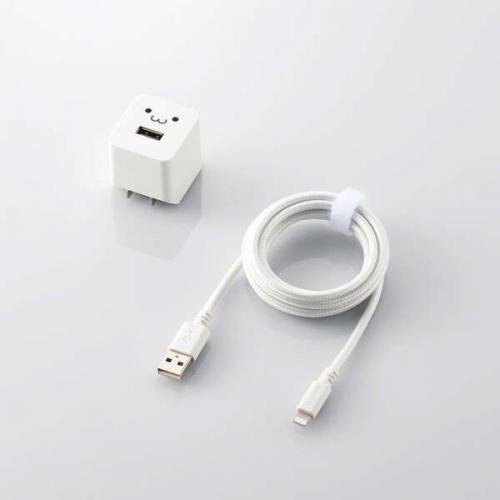 型番:MPA-ACL09WFJANコード:4549550192149■家庭用コンセントからLightningコネクタ搭載のiPhoneやiPodを充電できるLightningケーブルを付属したAC充電器です。 ■携帯に便利なコンパクト設計の...