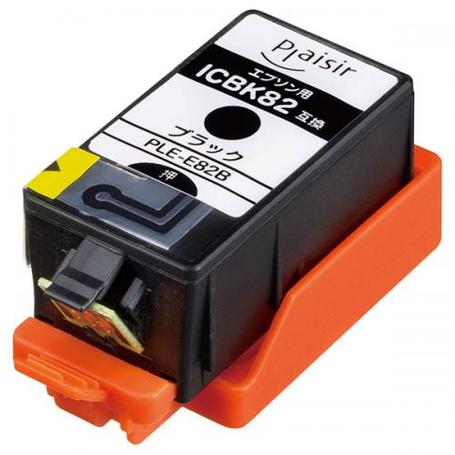 型番:PLE-E82BJANコード:4531027007261■対応カートリッジ:EPSON ICBK82互換 ■カラー:ブラック(顔料) ■対応機種:PX-S05B、PX-S05W、PX-S06B、PX-S06W ■その他:プレジール汎用...
