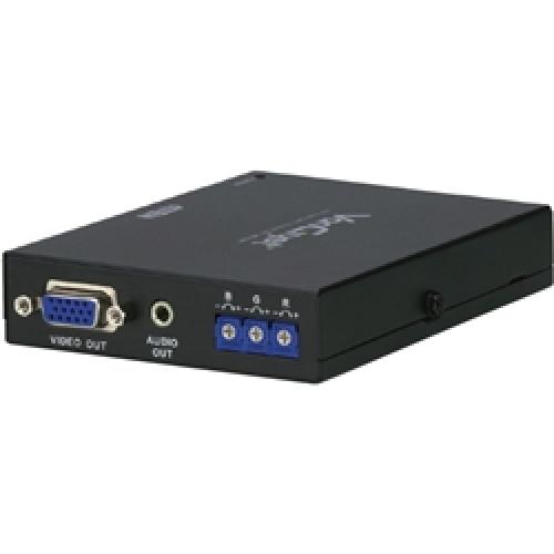 型番:VE170RQJANコード:4710423777279VE170はオーディオ・ビデオの信号を延長するエクステンダーです。製品はソースデバイスと接続するトランスミッター(VE170T)と、延長先でモニターやスピーカーが接続できるレシーバ...