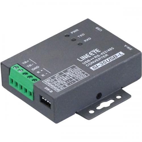 型番:SI-35USB-LJANコード:4560102043351USBポートをRS-422/485（端子台）に変換します。信号間は3000V高耐圧仕様です。広い動作温度範囲、ノイズに強い金属筐体採用など高い信頼性を持ったFA用途向けUSB...