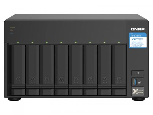型番:T832PXM308JANコード:4580544690722TS-832PXは、Annapurna Labs 4コアプロセッサー搭載、10GbE SFP+ポートと2.5GbEポート(2.5G/1G/100M対応)を備えた8ベイタワーN...