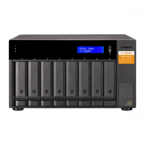 型番:TLD800SM208JANコード:4580544677730TL-D800Sは、QNAP NAS、WindowsおよびUbuntu PC/サーバーのストレージ領域拡張とバックアップを可能にする8ベイタワー型JBODストレージエンクロ...