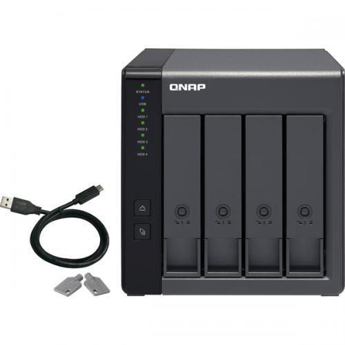 型番:TR004N104JANコード:4573185039180QNAP NASとPCのストレージ容量を拡張します。PCにUSB接続してDAS (ダイレクトアタッチドストレージ) デバイスとして利用することもできます。複数のRAID構成オプ...