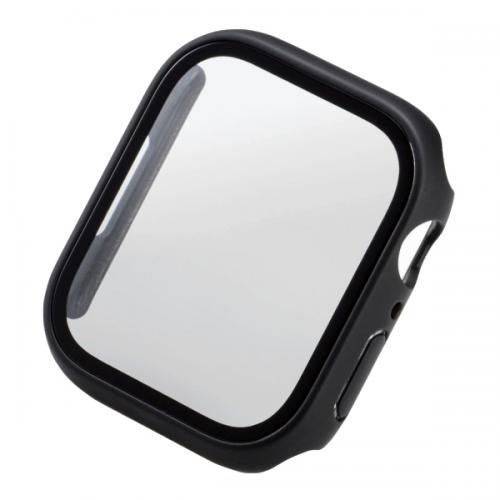 型番:AW-21AFCGBKJANコード:4549550239851■艶やかなガラスとポリカーボネート樹脂で、Apple Watch本体を傷や汚れから守るApple Watch用フルカバーケースです。 ■ポリカーボネート素材とガラスの2重構...