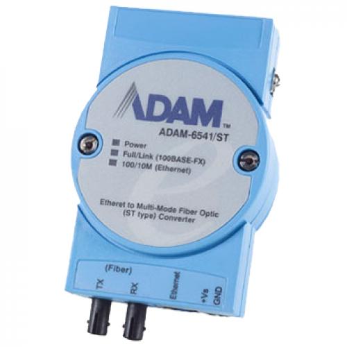 型番:ADAM-6541/ST-AERJ-45コネクタ付10/100 Mbpsイーサネット・ポート x 1をサポート　・1 x 100 Mbpsマルチ/シングル・モード光ファイバ・ポートをサポート　・全/半二重フロー・コントロール設定用ジャ...