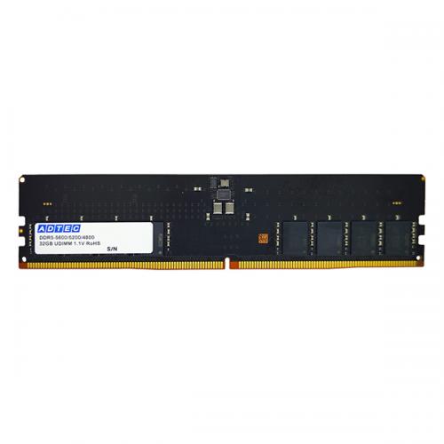 型番:ADS5600D-32GJANコード:4946516102240DDR5-5600 / PC5-5600 (* PC5-44800) / 44.8GB/s / 262pin DIMM。JEDEC規格準拠。DDR5-4800を搭載し、入...
