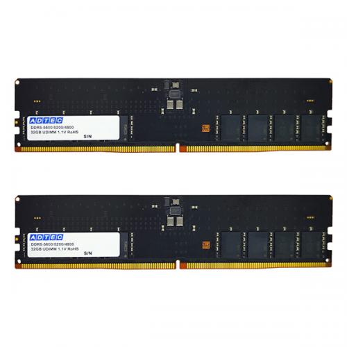 型番:ADS5600D-32GWJANコード:4946516102257DDR5-5600 / PC5-5600 (* PC5-44800) / 44.8GB/s / 262pin DIMM。JEDEC規格準拠。DDR5-4800を搭載し、...