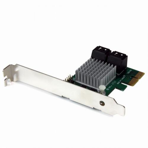 型番:PEXSAT34RHJANコード:0065030849951PCIExpressx2スロットを介して内臓型SATA3.0(6Gbps)4ポートを、コンピュータに追加します。