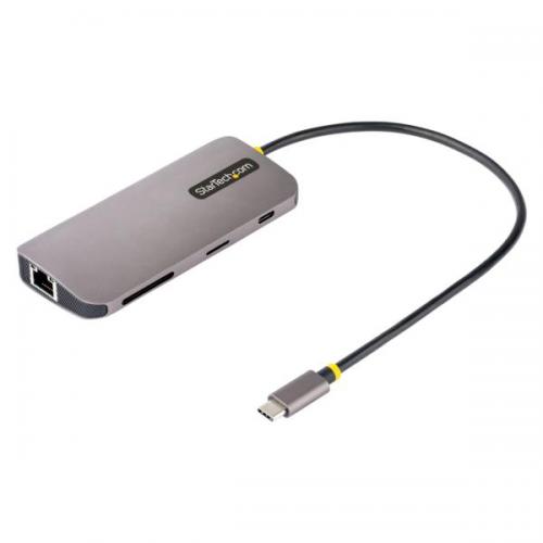 型番:115B-USBC-MULTIPORTJANコード:0065030895552HDMIビデオ出力、USBハブ、SD/MicroSDカードリーダー、LANポートを備えたUSB-C接続マルチポートアダプター。保証期間3年。