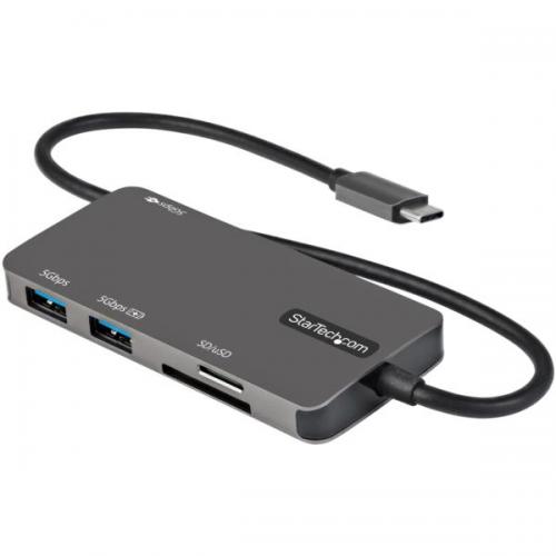 型番:DKT30CHSDPDJANコード:0065030891783USB-Cマルチポートアダプタ|4K30HzHDMI|2xUSB-A|SD&amp;microSDカードリーダー|100WPowerDeliveryパススルー