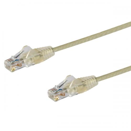 型番:N6PAT100CMGRSJANコード:0065030882699CAT6スリムケーブル|ツメ折れ防止コネクタ|銅線導体断面積28AWG|低煙ゼロハロゲン(LSZH)ケーブル