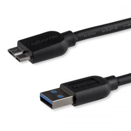型番:USB3AUB50CMSJANコード:0065030856355フレキシブルなThinケーブルで、デスクトップパソコンやノートパソコン周辺でのMicroUSB3.0デバイスを簡単に整理して配置