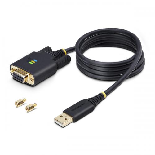 型番:1P3FFCNB-USB-SERIALJANコード:0065030900362●1m RS232Cシリアルクロス/ヌルモデムケーブル●USB-Aポート経由でパソコンに1口のクロスタイプ（ヌルモデム）のDB9 RS-232Cシリアルポー...