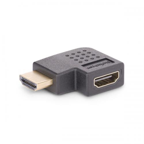 型番:HDMI2HDMIMFRAJANコード:0065030903882●コンパクトなL字型右向きHDMI 2.0アダプター（オス・メス）●ポート、コネクター、ケーブルの曲げによる負担を軽減●双方向仕様で、ポートセーバーとして機能し、HDM...