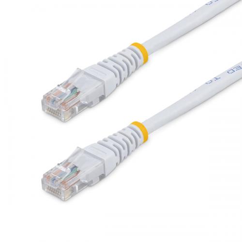 型番:M45PAT15MWHJANコード:0065030847360●15m Cat5eパッチケーブル●最大1Gbpsのデータ転送速度に対応●高品質の24AWG銅線を使用●耐久性のあるPVC被覆●50ミクロン金めっきRJ45コネクタ●Pow...