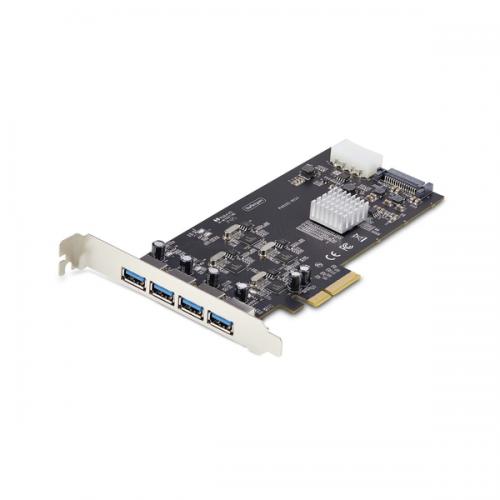 型番:P5Q4A-USB-CARDJANコード:0065030912761●PCI Express 2.0 x4スロットに装着し、デスクトップPCやサーバーに4口のUSB-Aポートを増設●各ポートに専用のUSBコントローラー搭載●PCI E...