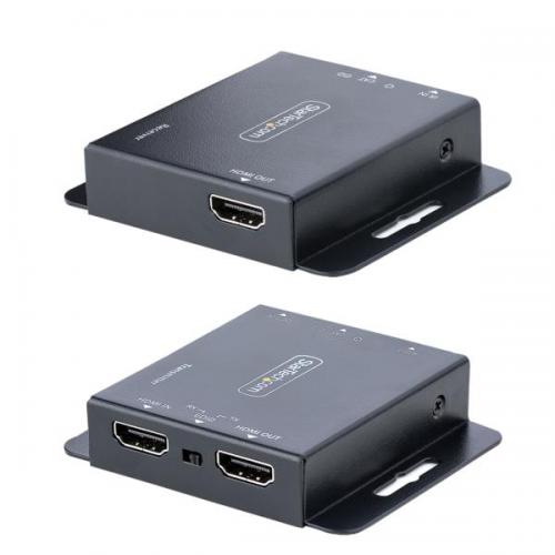 型番:EXTEND-HDMI-4K40C6P1JANコード:0065030895156●LANケーブル対応HDMIエクステンダーです。●CAT6／5e LANケーブルを使用し、4K 30Hzは最大40m、1080p解像度では最大70mまでH...