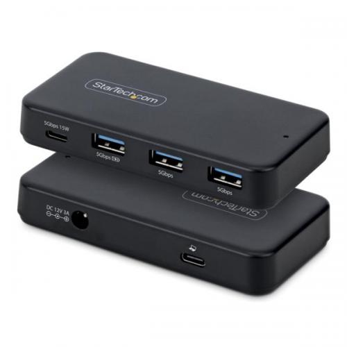 型番:311NA-USB-HUBJANコード:0065030925686●セルフパワー・USB-A対応4ポートUSB-Cハブです。●3基のSuperSpeed USB-A 3.0ポート（うち1基はBC 1.2充電対応）と最大15W対応USB...