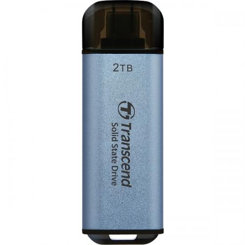 型番:TS2TESD300CJANコード:0760557863540ポータブル 2TB USB External SSD ESD300C USB 10Gbps Type C