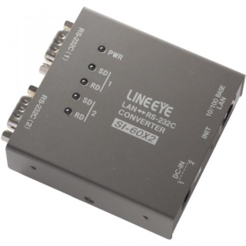 型番:SI-60X2-NSJANコード:4560102046512●1台で2ポートのRS-232Cシリアル通信データをLANに変換●2ポート共に最高921.6Kbpsの高速シリアル通信が可能●TCP/IP、UDP/IP等のLANプロトコルを...