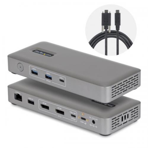 型番:208N-USB4-DOCKJANコード:0065030921688●USB4／Thunderbolt対応 ドッキングステーションです。●USB4またはThunderbolt 4／5接続で最大8K 60Hzのシングル表示、またはデュア...