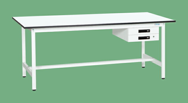 ●外寸：W900×D600×H740mm●本体色：パールホワイト（抗菌粉体塗装）●均等耐荷重：180kg●質量：25kg●天板サイズ：900×600×19mm●天板種類：メラミン天板●天板カラー：ホワイト●天板厚：19mm●アジャスター：樹...