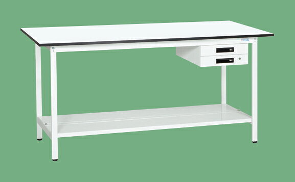 ●外寸：W1800×D600×H900mm●本体色：パールホワイト（抗菌粉体塗装）●均等耐荷重：180kg●質量：50kg●天板サイズ：1800×600×19mm●天板種類：メラミン天板●天板カラー：ホワイト●天板厚：19mm●アジャスター...