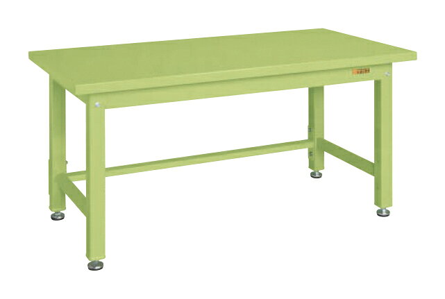 ●外寸：W1800×D800×H740mm●均等耐荷重：2000kg●本体色：グリーン●質量：74kg●天板サイズ：1800×800×38mm●天板種類：スチール天板●天板カラー：グリーン●天板厚：38mm●アジャスター：防振タイプ　ネジ径...