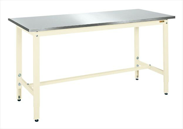 ●外寸：W900×D600×H800〜1000mm●均等耐荷重：200kg●質量：26kg●カラー：グリーン（脚部）●天板サイズ：W900×D600mm●天板種類：ステンレス天板(材質=SUS304)●天板厚：30mm●アジャスター：樹脂製...