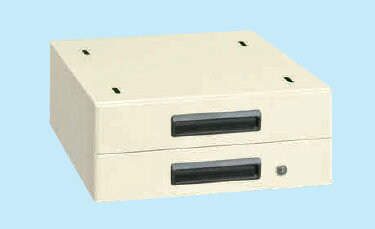 ●外寸：W400×D500×H246mm●カラー：サカエグリーン●質量：13kg●仕切不可●引出し内寸：W343×D393×H51mm●セット内容（付属品）：キャビネット取付金具2本付