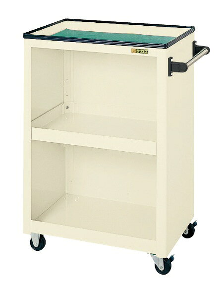 ●外寸：W605×D405×H880mm●カラー：アイボリー●均等耐荷重：150kg●質量：24kg●キャスター：75φゴム車●セット内容（付属品）：マット付
